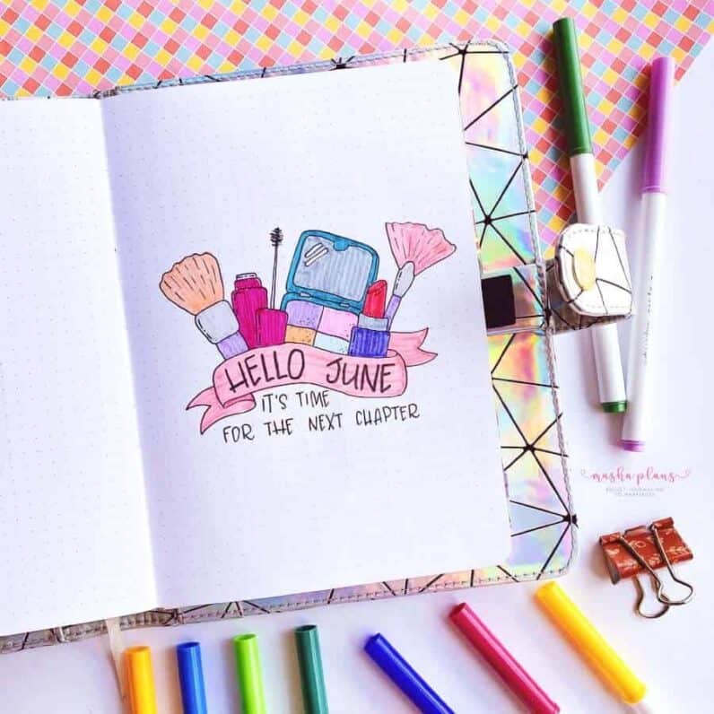 13 Cute Bullet Journal Cover Page Ideas