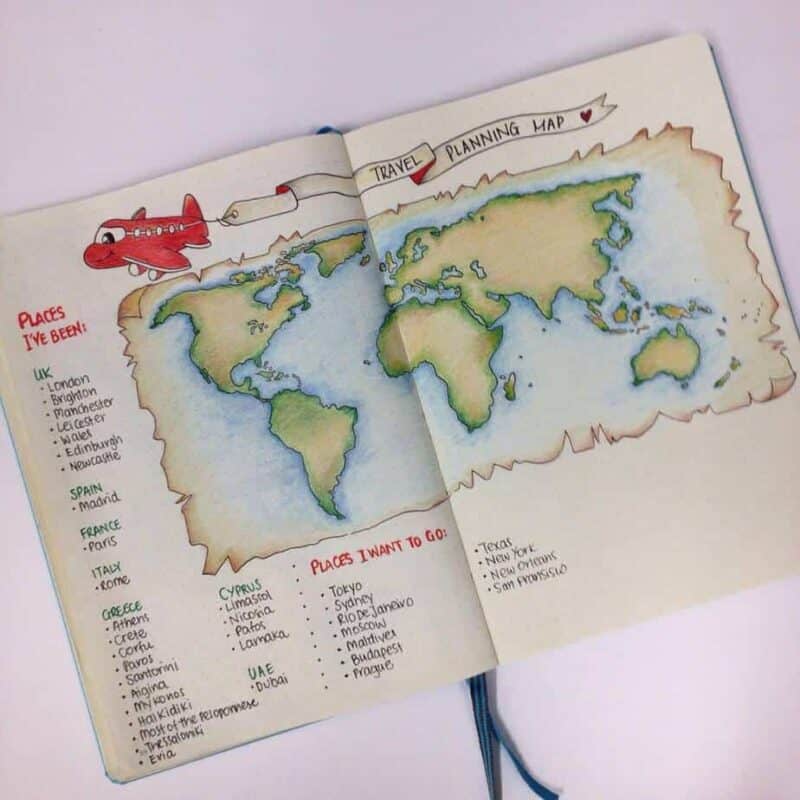 39+ Creative Travel Journal Ideas For Your Next Vacation