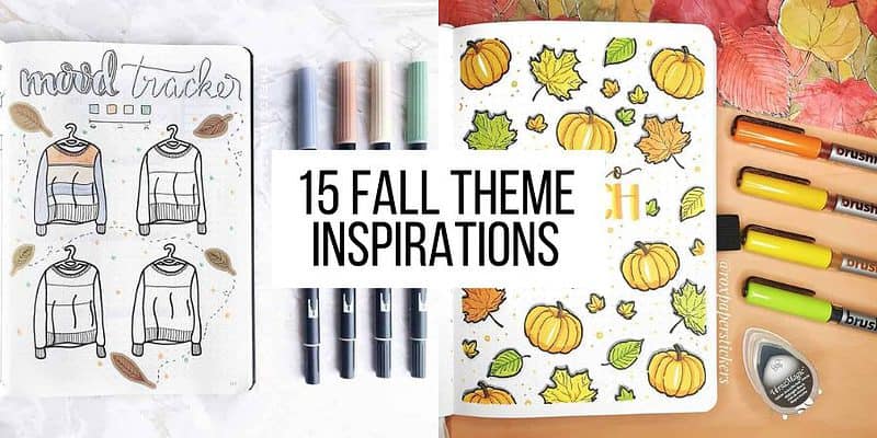15 Stunning Fall Bullet Journal Theme Ideas | Masha Plans