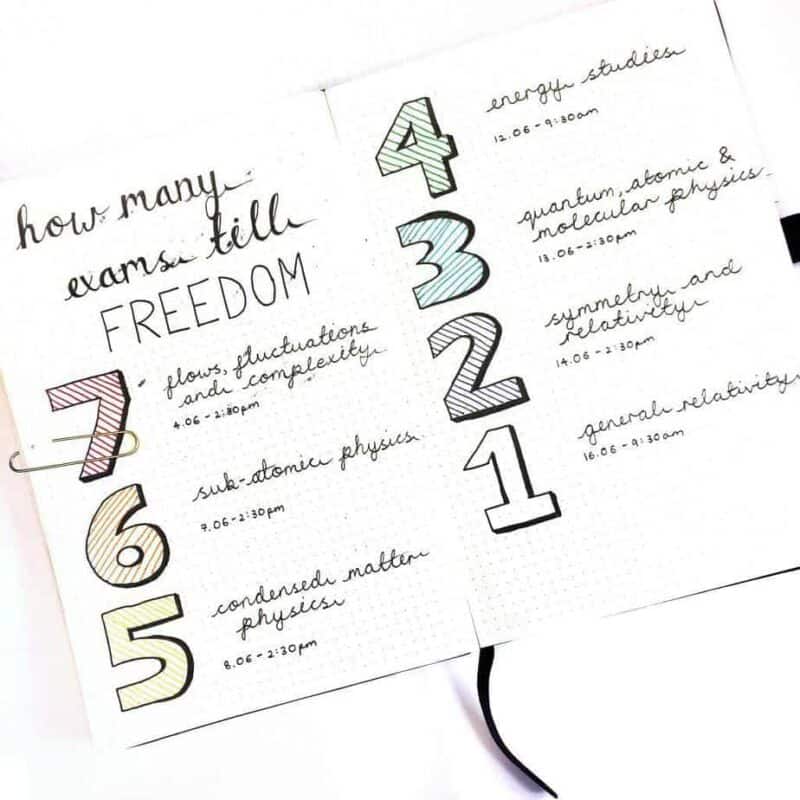 17 Must Have Bullet Journal Pages For School | Masha Plans