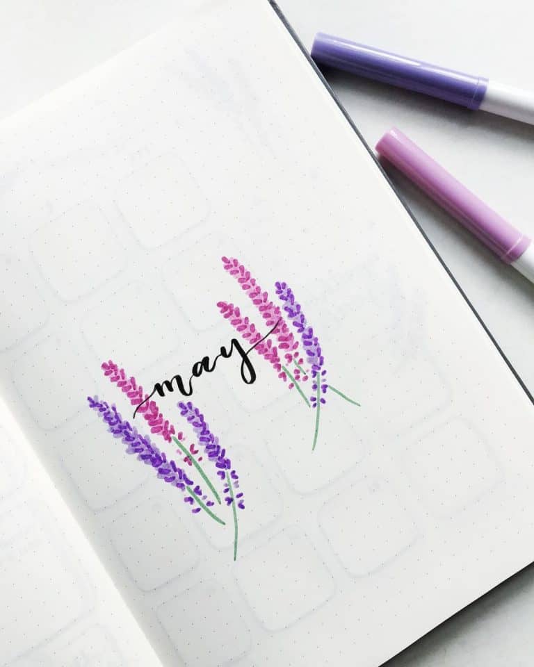 21 Spring Bullet Journal Theme Inspirations | Masha Plans