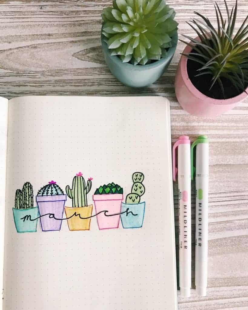 21 Spring Bullet Journal Theme Inspirations | Masha Plans