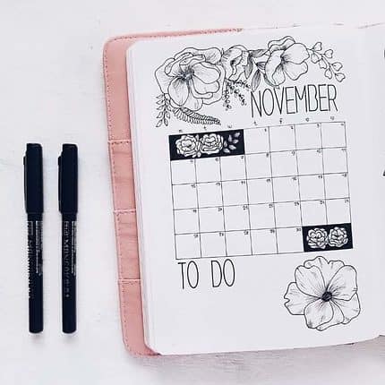 Bullet Journal Monthly Log And How To Use It | Masha Plans