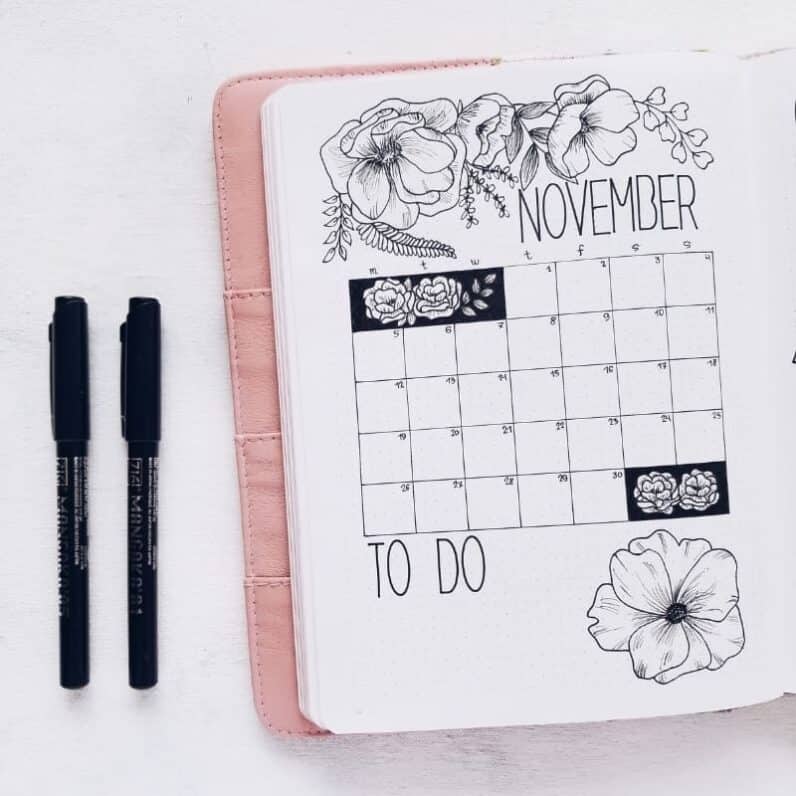 Bullet Journal Monthly Log And How To Use It | Masha Plans