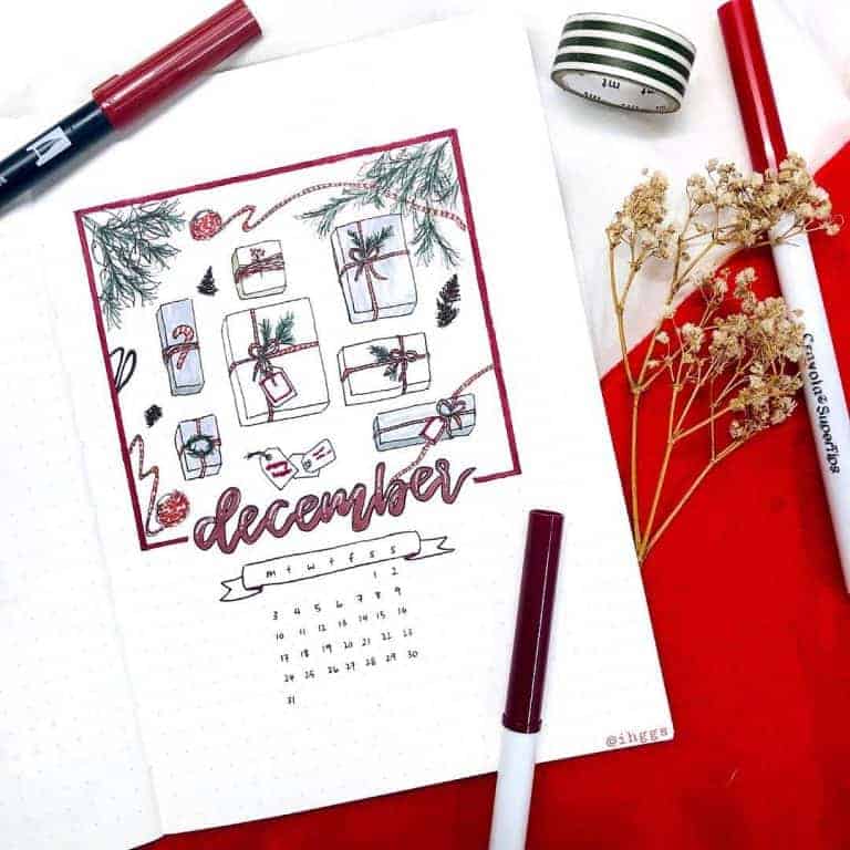 Amazing Winter Bullet Journal Theme And Page Ideas To Try This Season ...