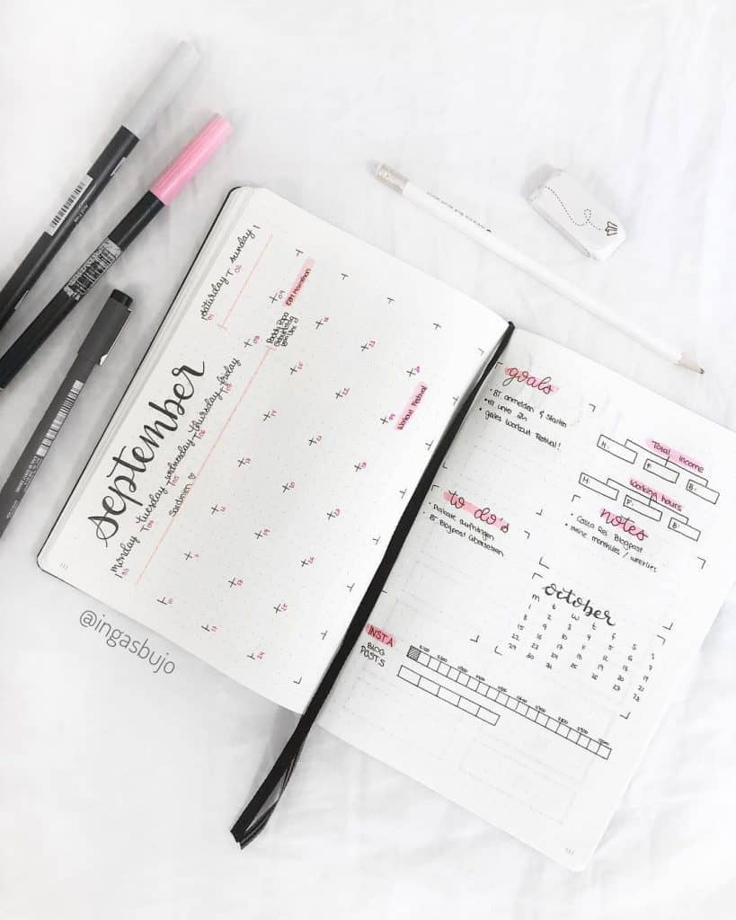 Bullet Journal Monthly Log And How To Use It | Masha Plans