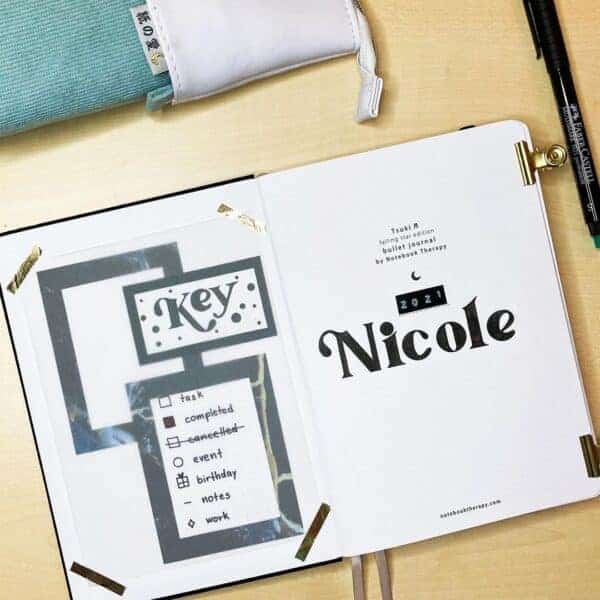 9 Creative Ideas For Your Bullet Journal Cover Page | Masha Plans