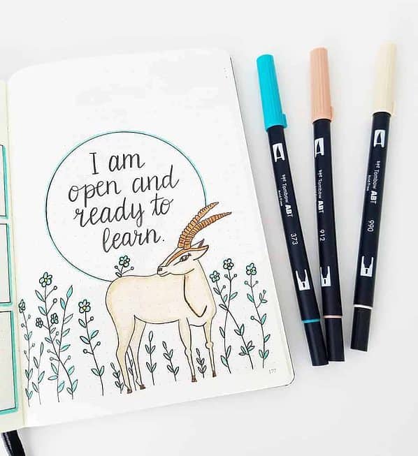 Creative Bullet Journal First Page Ideas