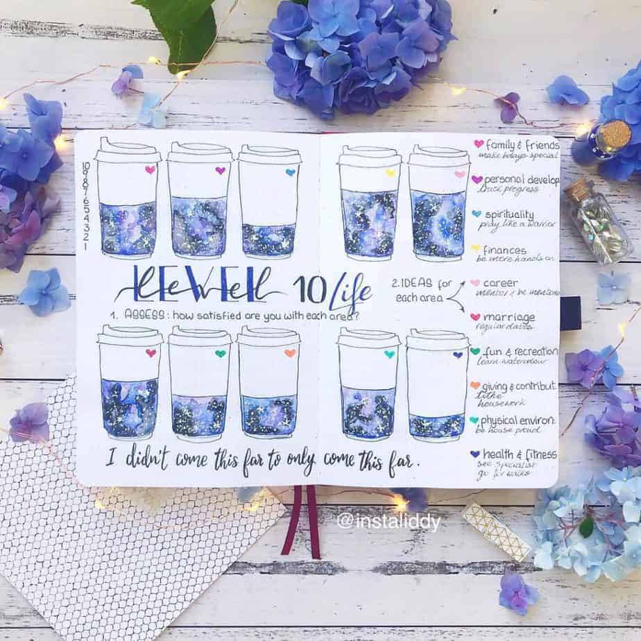 13 Useful And Creative Level 10 Life Bullet Journal Page Ideas | Masha ...