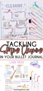 23 Bullet Journal Cleaning Tracker Ideas To Tackle Spring Cleaning ...