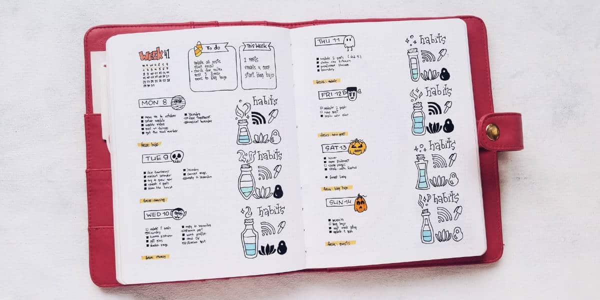 9 Weekly Bullet Journal Spreads You Need To Try | Masha Plans