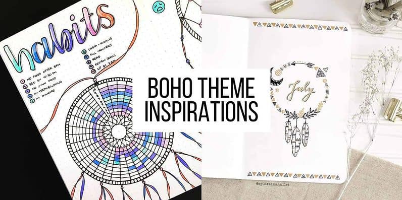 Boho Bullet Journal Theme Inspirations | Masha Plans