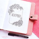 15 Inspiring November Bullet Journal Cover Page Ideas | Masha Plans