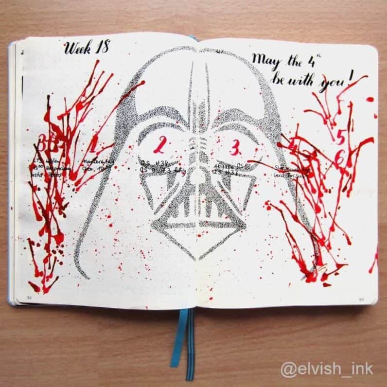 Star Wars Bullet Journal Theme Inspirations | Masha Plans
