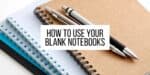 31+ Fun and Creative Blank Notebook Ideas | Masha Plans