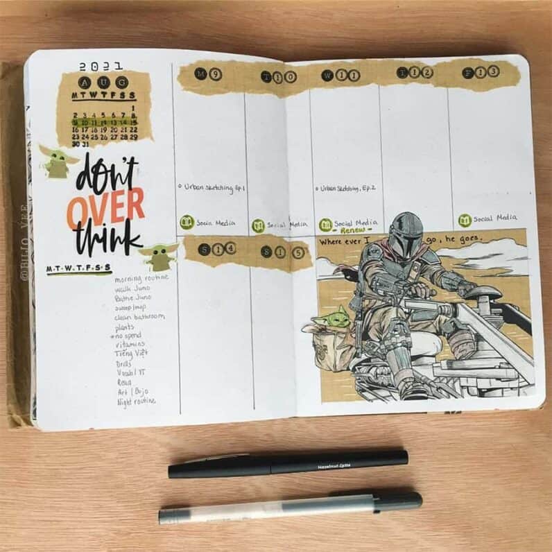 Star Wars Bullet Journal Theme Inspirations | Masha Plans