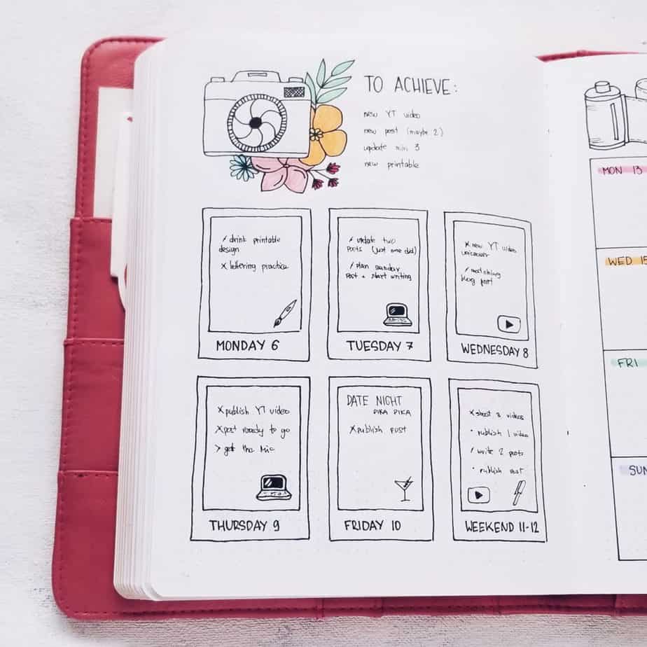 7 Clever Ways To Use Bullet Journal Icons | Masha Plans