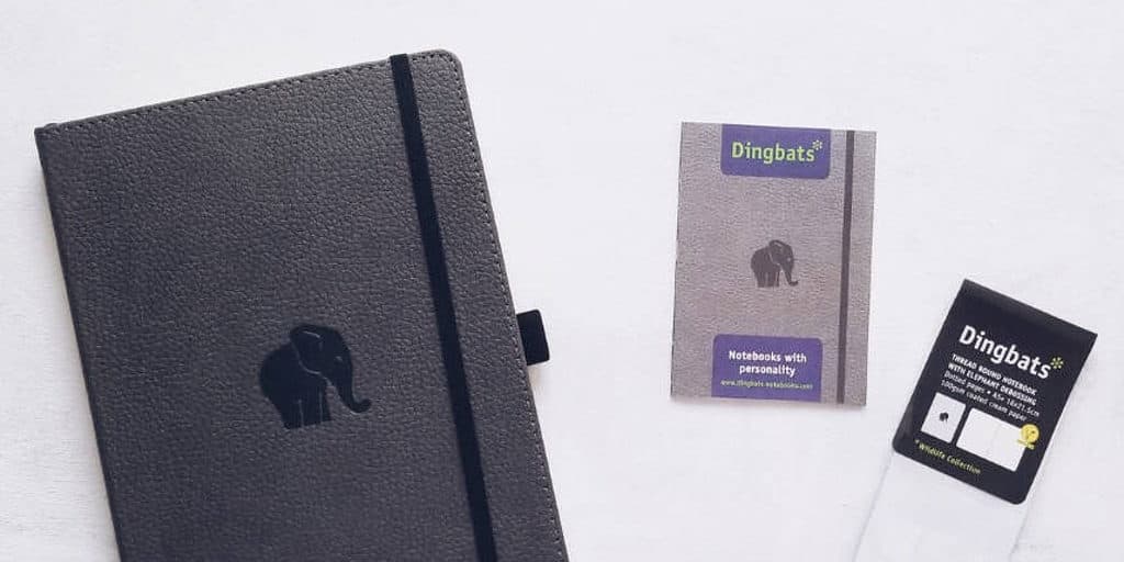 Dingbats Notebook Review: Wildlife Elephant Journal - Masha Plans
