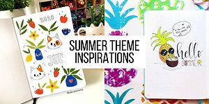 Colorful Summer Bullet Journal Theme Ideas | Masha Plans