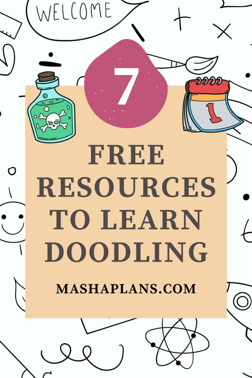 7 Free Resources To Learn How To Doodle | Masha Plans