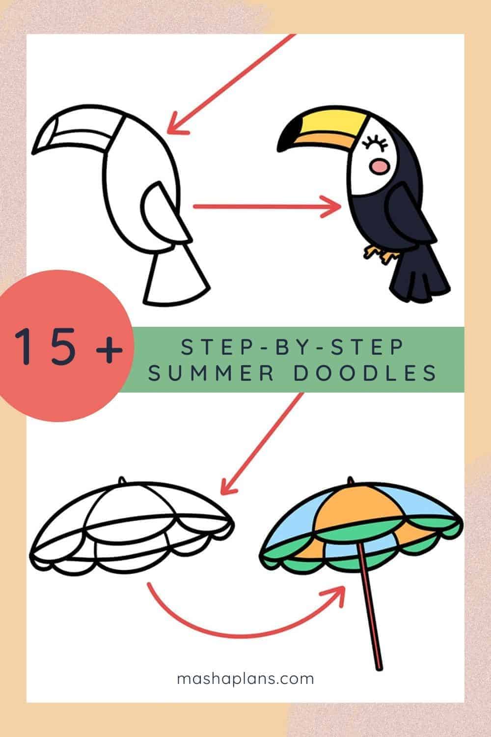 15 Cute And Easy Summer Doodles For Your Bullet Journal