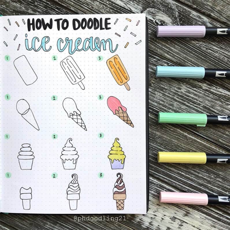 Easy Summer Doodles to Transform Your Journal into a Sunny Paradise ...
