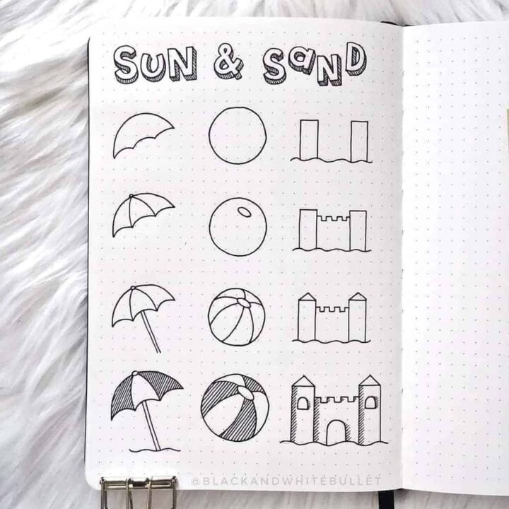 Easy Summer Doodles to Transform Your Journal into a Sunny Paradise ...