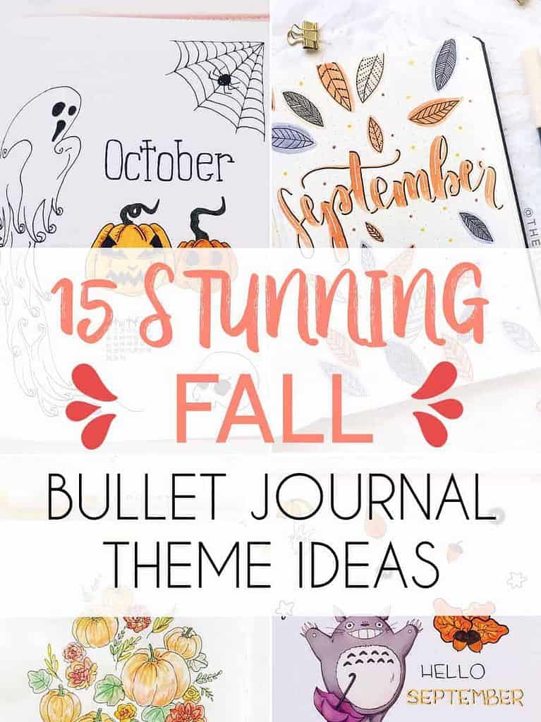 15 Stunning Fall Bullet Journal Theme Ideas | Masha Plans