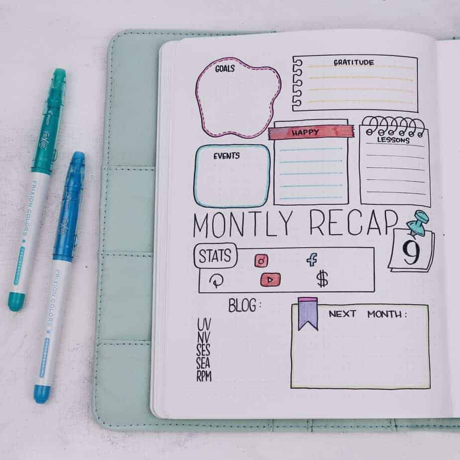 Back to School Themed Bullet Journal Setup | Masha Plans