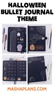 Halloween Bullet Journal Setup | October Plan With Me | Masha Plans