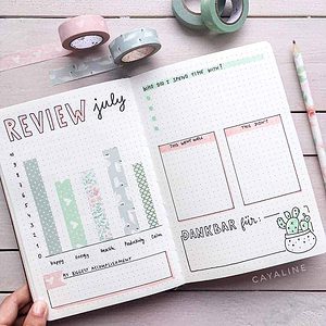 Why You Need A Monthly Review Page In Your Bullet Journal | Masha Plans