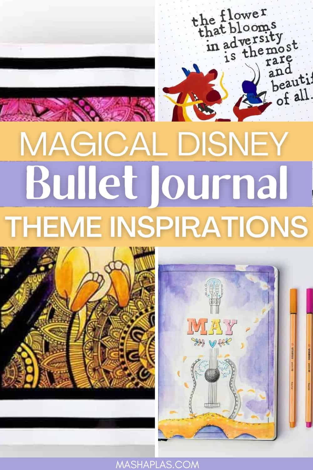 57 Extraordinary Disney Bullet Journal Inspirations