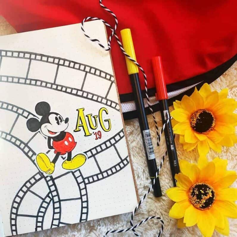 57 Extraordinary Disney Bullet Journal Inspirations