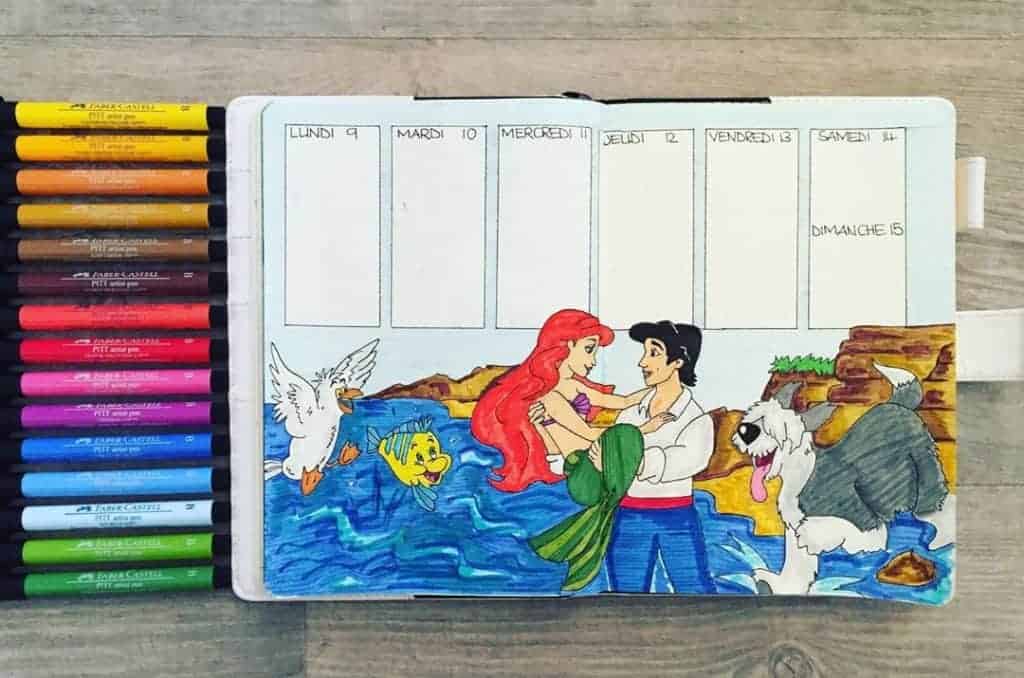 69+ Extraordinary Disney Bullet Journal Inspirations - Masha Plans