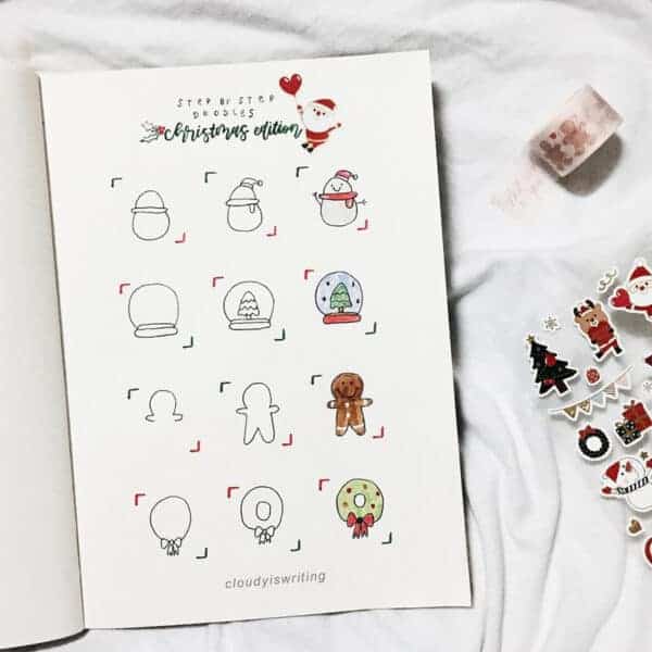 Festive Christmas Doodle Ideas