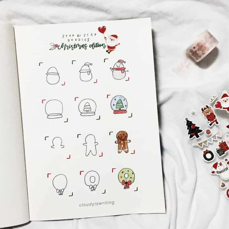 Festive Christmas Doodle Ideas