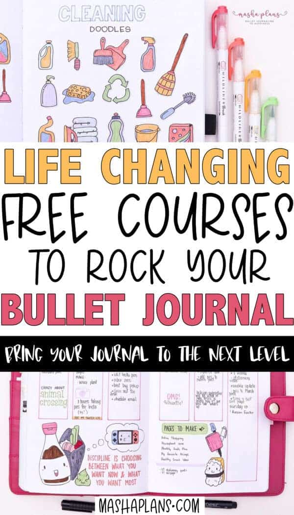 Incredible Free Creativity Courses To Rock Your Bullet Journal | Masha ...