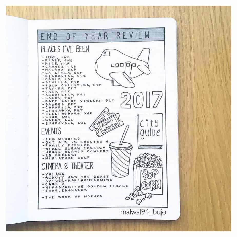 How To Create Your Personal Year End Review | Masha Plans