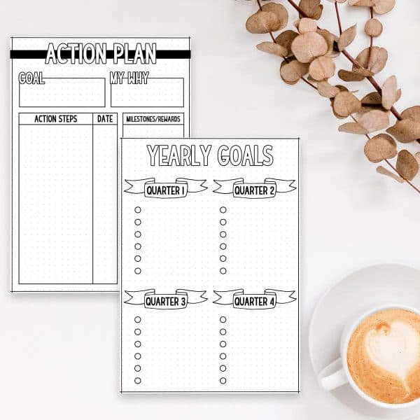 Game-changing Bullet Journal Goals Page Ideas | Masha Plans