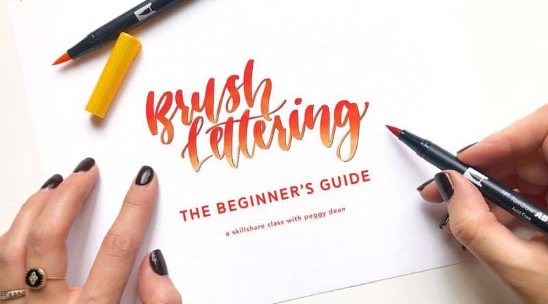 Learn To Letter: Brush Lettering For Beginners | Masha Plans
