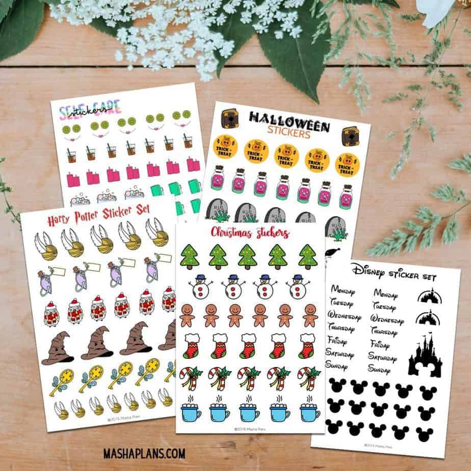 50+ Free Bullet Journal Printables | Masha Plans