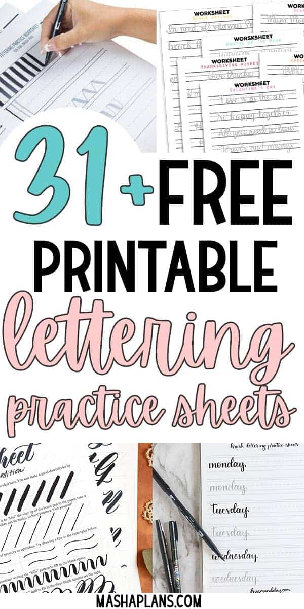 Digital Calligraphy Practice Sheets Ipanemabeerbar
