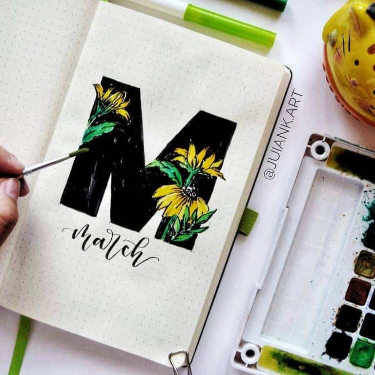 21 Spring Bullet Journal Theme Inspirations | Masha Plans