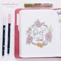 Inspirational Spring Bullet Journal Theme Ideas | Masha Plans