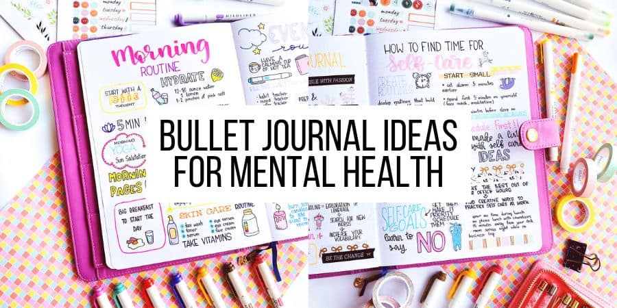 How To Bullet Journal For Mental Health 19 Page Ideas Masha Plans