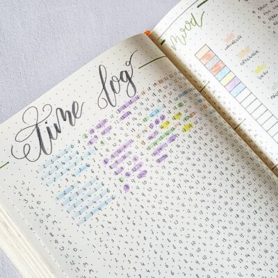 Bullet Journal Time Log For Successful Time Management | Masha Plans