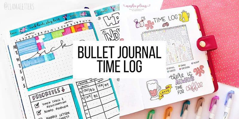 Bullet Journal Time Log For Successful Time Management | Masha Plans