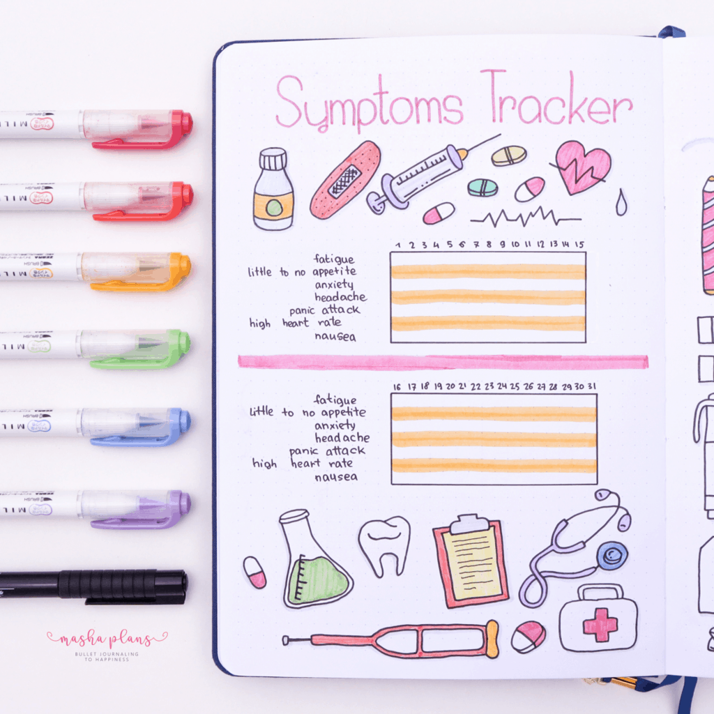 How To Bullet Journal for Mental Health: 19 Page Ideas | Masha Plans