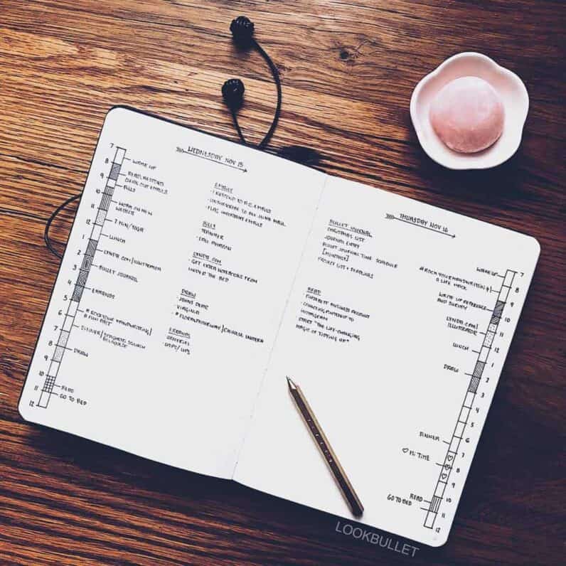 Bullet Journal Time Log For Successful Time Management | Masha Plans