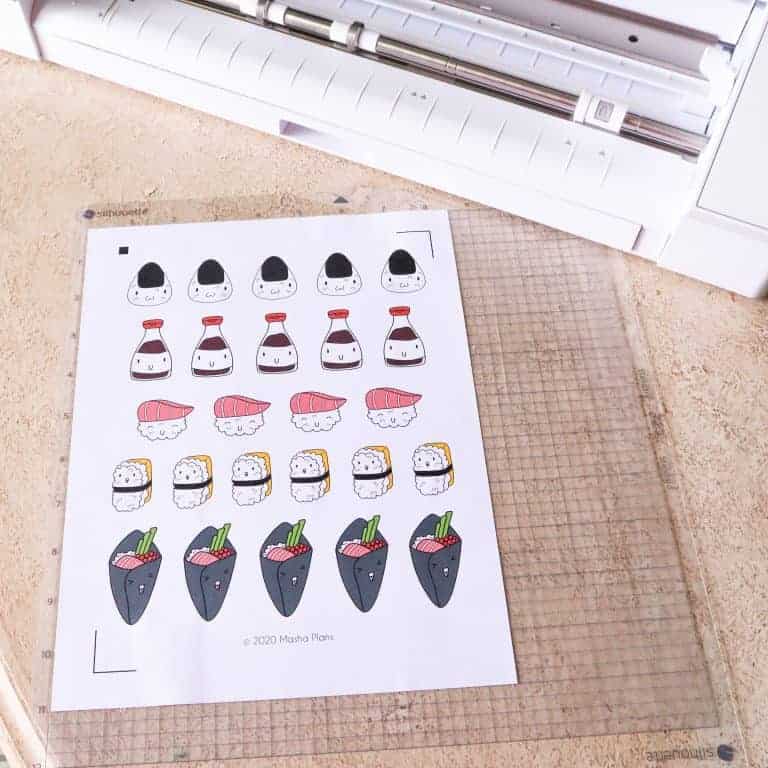 How To Make Stickers With Silhouette Cameo | Masha Plans